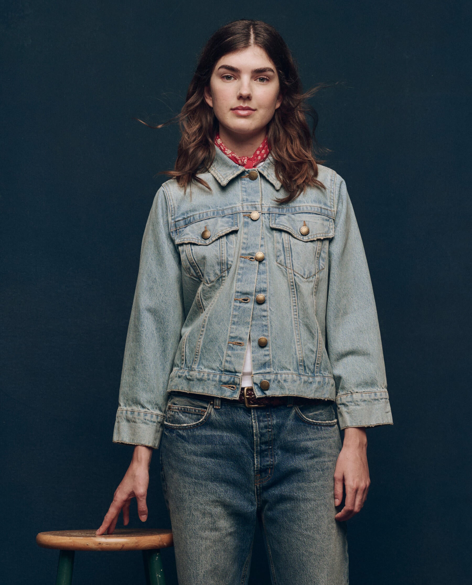 The Slouchy Jean Jacket. -- Great Plains Wash – The Great.