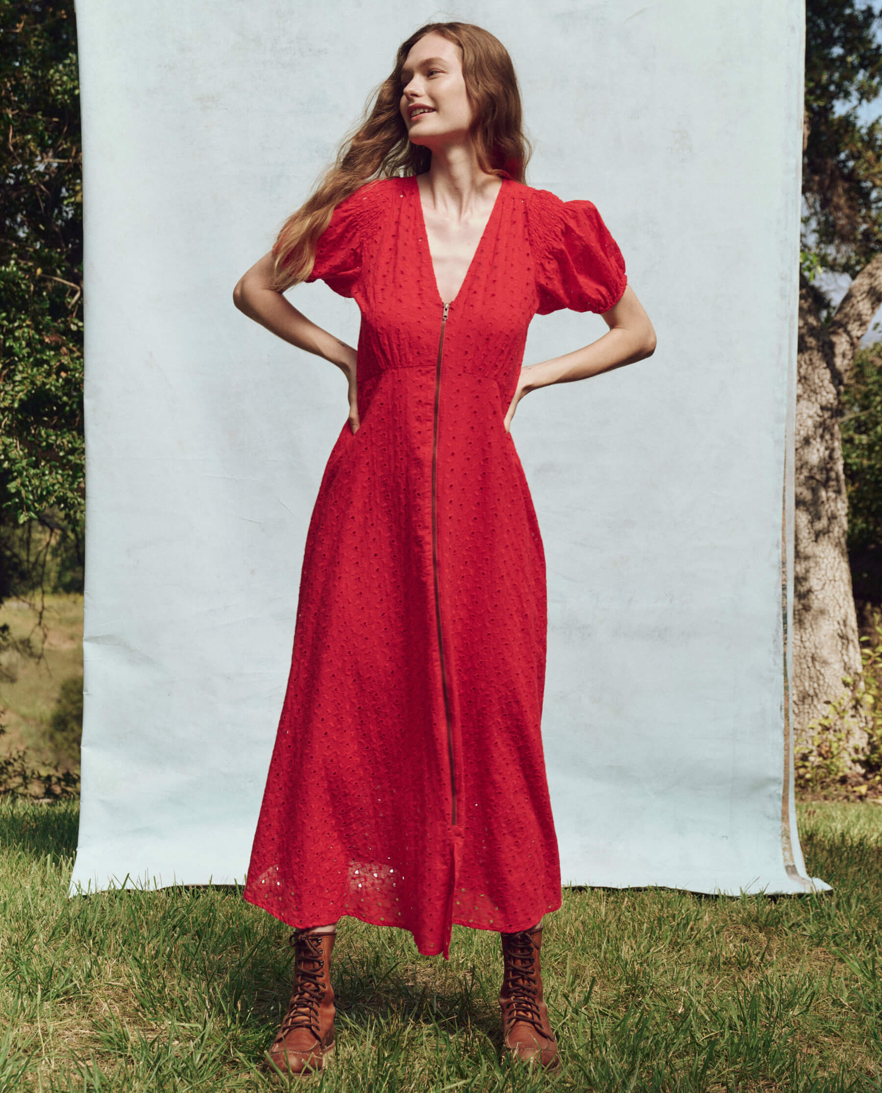 The Veranda Dress. -- Red Rose – The Great.