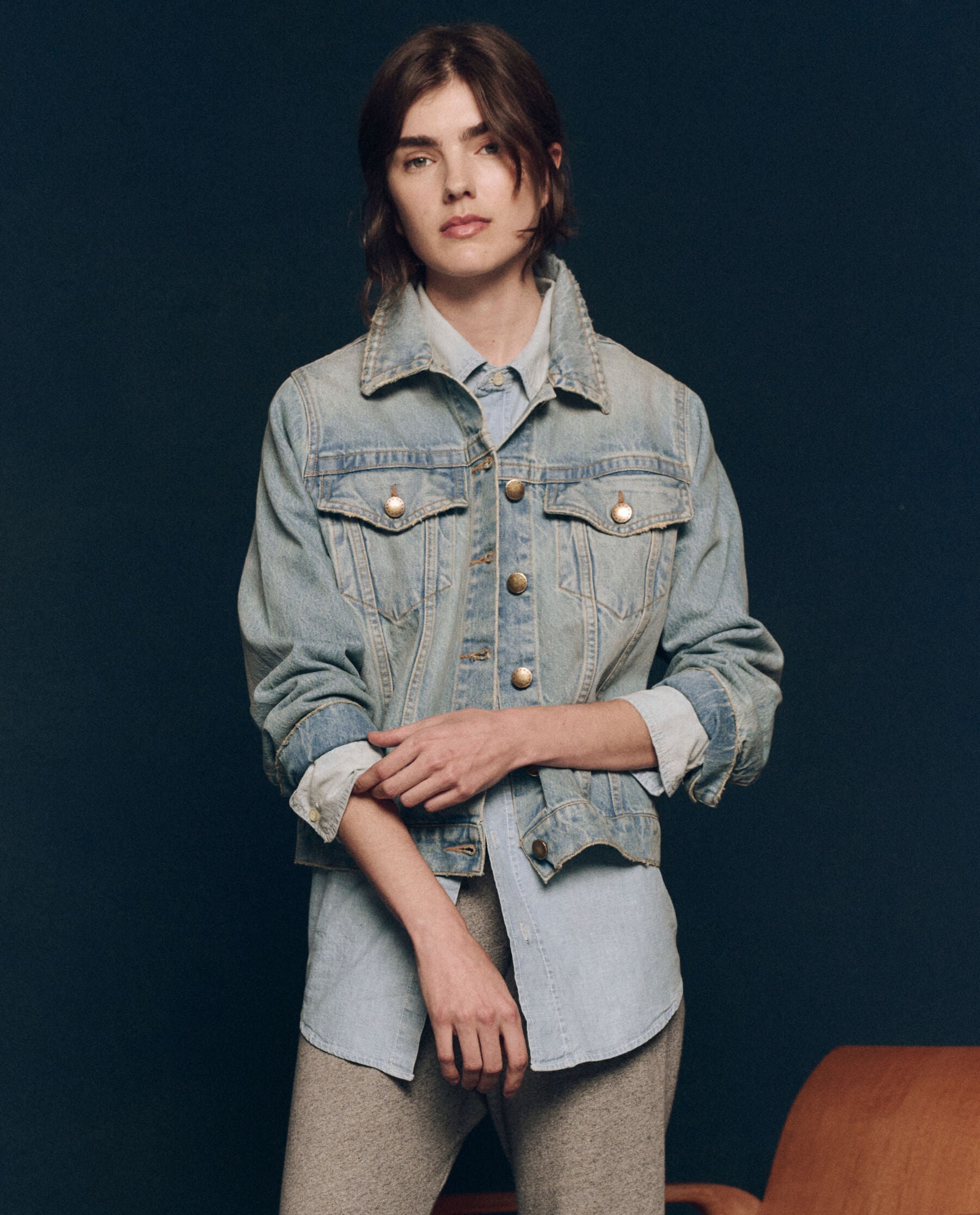 The Slouchy Jean Jacket. -- Great Plains Wash – The Great.